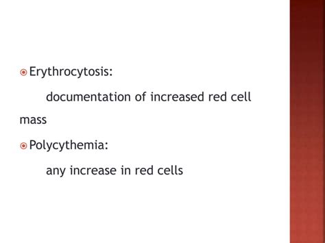 Polycythemia Pptx Blood Disorders Diseases And Conditions
