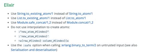 elixir phoenix security denial of service due to atom exhaustion