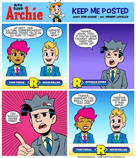 Bite Sized Archie Keep Me Posted Archie Comics