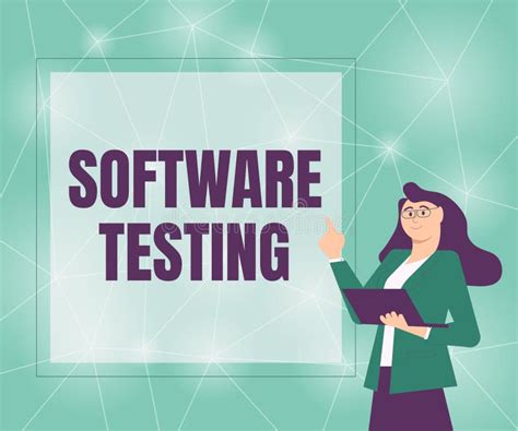 Text Caption Presenting Software Testing Word Written On Activity To Check Whether The Results