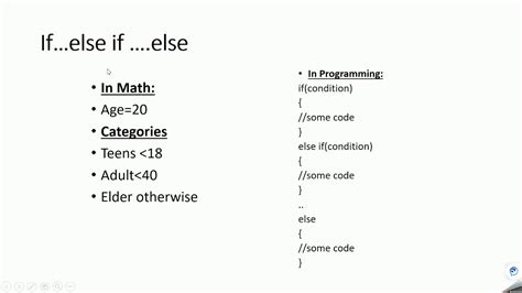 part 6 how to mimic conditional operation in math in c programming