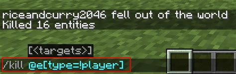 How To Use And Kill All Mobs In Minecraft Command