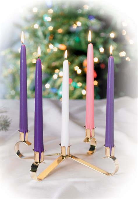 The Everlasting Light Advent Wreath And Candles