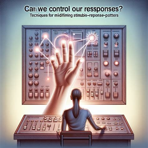 Can We Control Our Responses Techniques For Modifying Stimulus