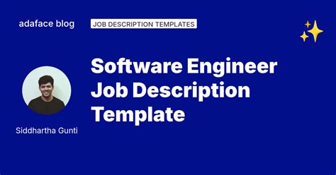Software Engineer Job Description Template Adaface