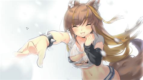 Rule 34 1girls Belly Belly Button Bra Brown Fur Brown Hair Collar