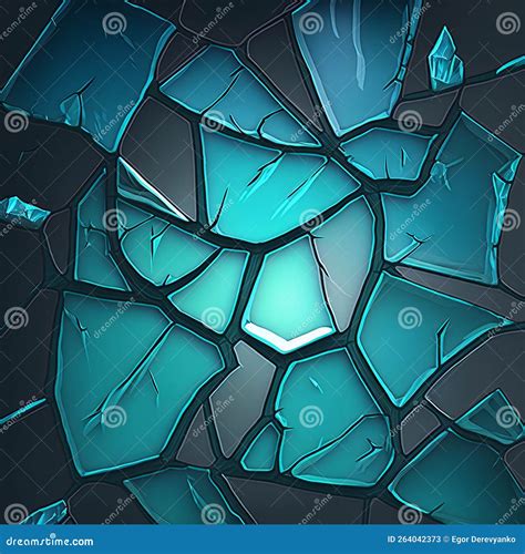 Painted Texture Of Broken Glass Stock Illustration Illustration Of