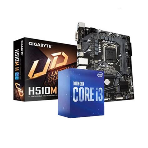 Intel Core I3 10100 Processor With Gigabyte H510m H Motherboard Combo Price In Bd
