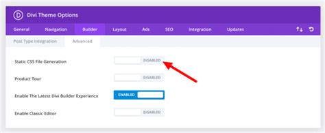 divi theme settings