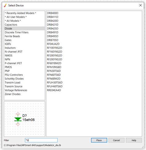 Select Device Filtering Not Working Simulation Tools And Guis