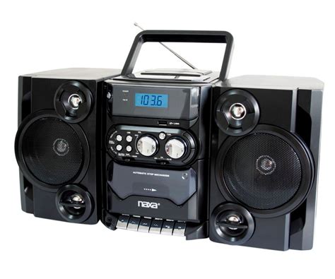 Portable Mp3cdusb Player With Stereo Radio And Cassette Recorder Naxa