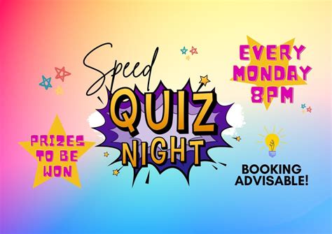 Speedquizzing The Weavers Aylesbury