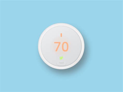 Nest Thermostat E Sketch Render Freebie Supply