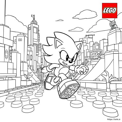 Lego Sonic Gambar Mewarnai