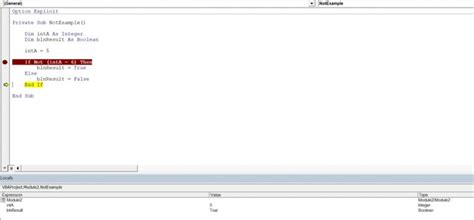 Vba Logical Operators Or And Xor Not Is And Like Automate Excel
