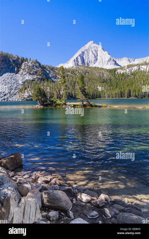 2nd Lake On The Hilton Lakes Trail In The Eastern Sierra Nevada