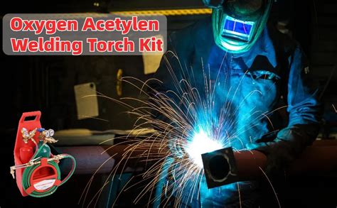Oxygen Acetylene Welding Torch Kit Professional Portable Welding Brazing Cutting
