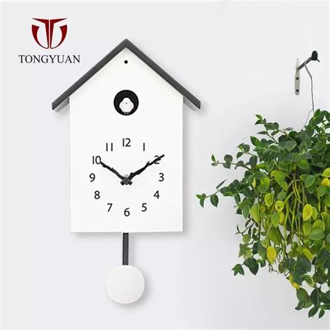 Quartz Cuckoo Wall Clock With Pendulum