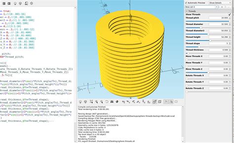 3d Part Design With Openscad 71 Using Hull And Spheres To Make A Slinky