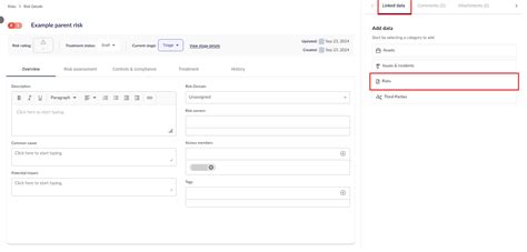 Managing Risk Relationships