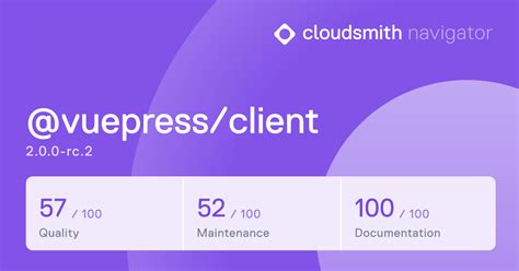 Vuepressclient 200 Rc2 Npm Package Quality Cloudsmith Navigator
