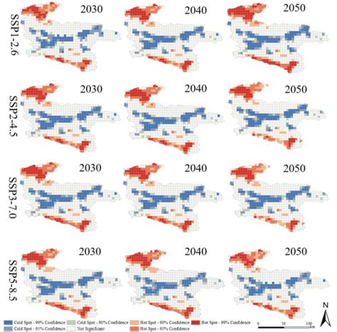 Spatial Clustering Diagram Under Scenarios Simulation Download
