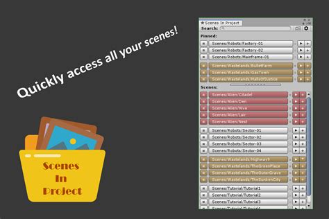 Scenes In Project Utilities Tools Unity Asset Store