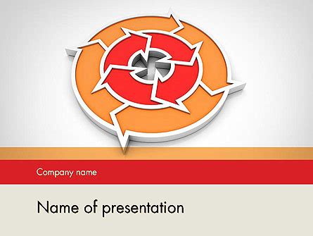 Circular Flow Diagram Powerpoint Template Denviral