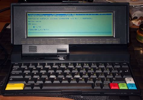 Restoring an Amstrad Notepad NC200 by CE with photos (and thanks to a ...