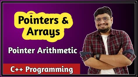 Pointers And Arrays In C Pointer Arithmetic In C C Tutorial