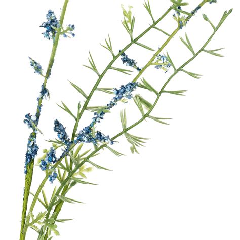 22 Wispy Wildflower Filler Bush Blue 9 Stem
