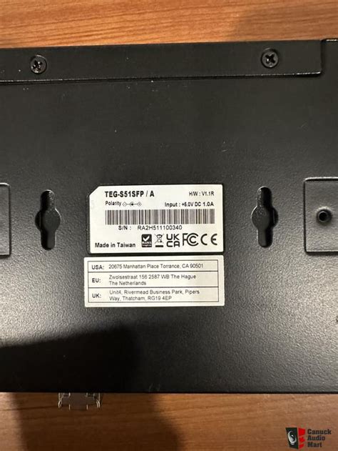 Trendnet Optical Ethernet Switch With Small Green Computer 5 V Lpsu