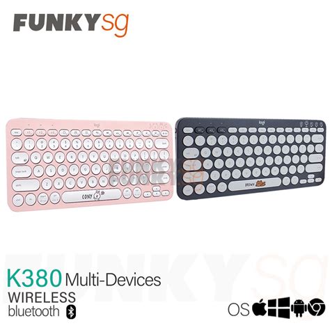 Logitech K380 Multi Device Bluetooth MAC Windows Keyboard Available AUTHENTIC Computers