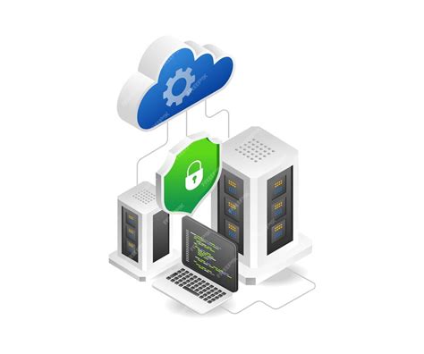 Premium Vector Cloud Server Security Program Language