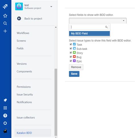 Bdd Gherkin Field For Jira Cloud Tips And Tricks Katalon Community