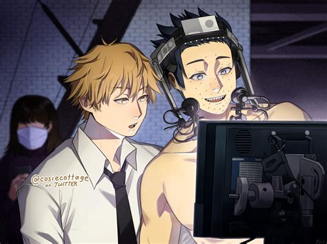 Denji And Beam Chainsaw Man Drawn By Cosiecottage Danbooru