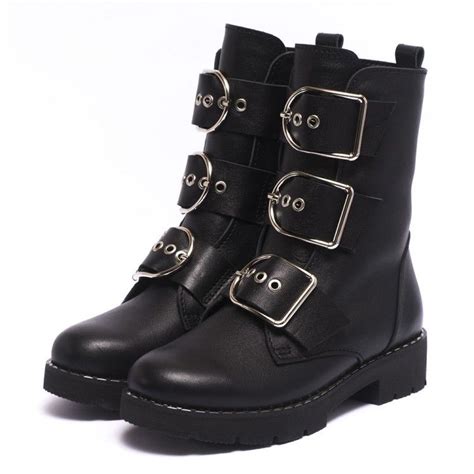 Ботинки кожаные на пряжках 856-30 | Ботинки женские, Модная обувь ...