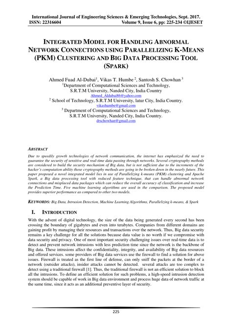 Pdf Integrated Model For Handling Abnormal Network Connections Using