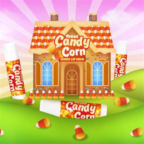 Candy Corn Jumbo Organic Lip Balm Treat Beauty