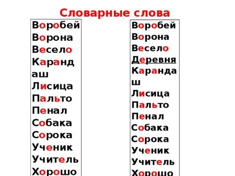 2 класс карточки со словарными словами 2 класс Карточки “Словарные слова” Картотека по