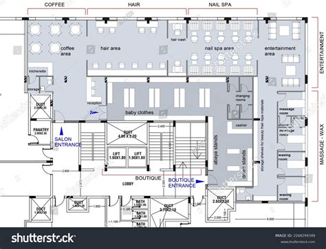 9 Salon Interior Plan 2d Images Stock Photos Vectors Shutterstock