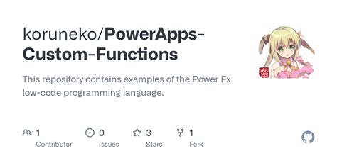 Github Koruneko Powerapps Custom Functions This Repository Contains
