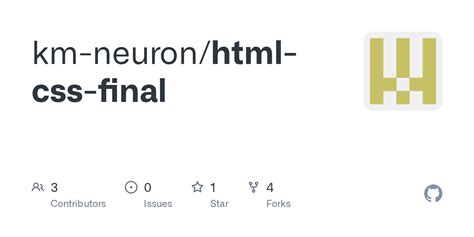 Github Km Neuron Html Css Final