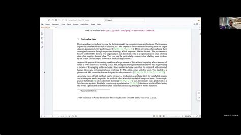 Papertalk Fixmatch Simplifying Semi Supervised Learning With