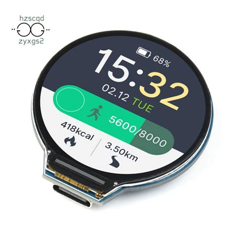 Bảng Mạch Phát Triển Raspberry Pi Rp2040 128inch Lcd 240x240 Arm Processor Kết Nối Usb C