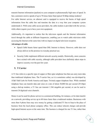Report Of Internet Connections DOC Internet Computing