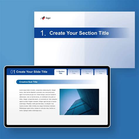 top index section powerpoint templates powerpoint free