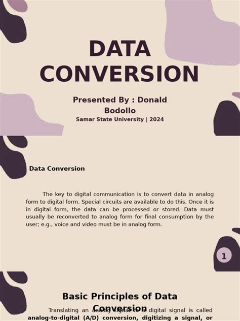 Data Conversion Pdf Analog To Digital Converter Sampling Signal Processing