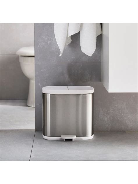 joseph joseph split recycler bin steel joseph joseph bathroom bin