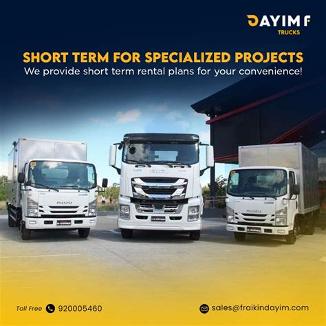 Fraikindayim Offers Short Term Rentals Dayim Trucks Rental Posted On